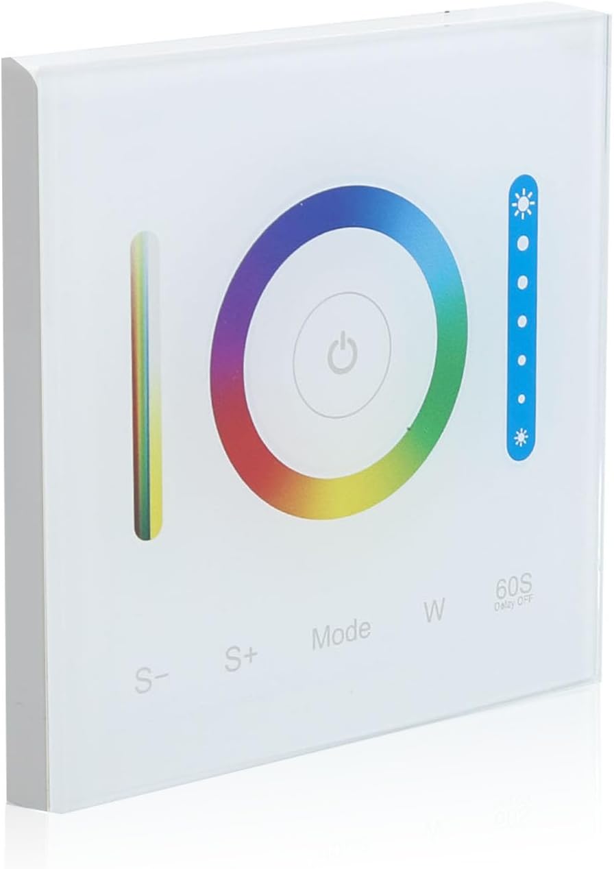 Smart Panel Controller, Dimmable Wall Mounted Touch Switch for RGB RGBW ...
