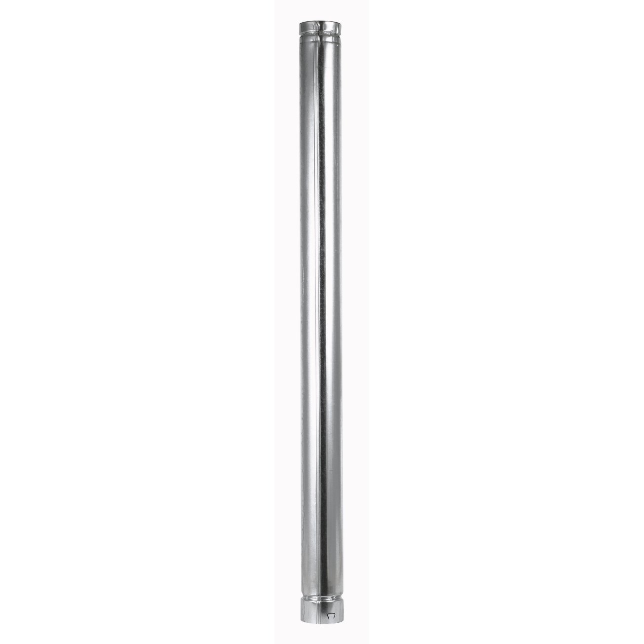 Selkirk 4 in. Dia. x 48 in. L Aluminum Round Gas Vent Pipe