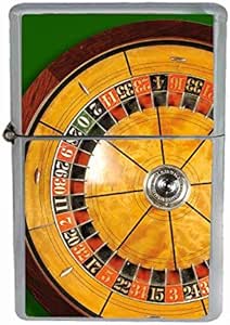 Amazon.com: Roulette Flip Top Oil Lighter R1 Smoking Cigarette Silver ...