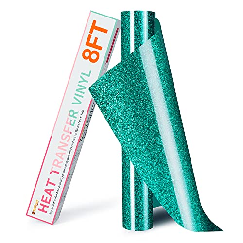 Snapklik.com : HTVRONT Green Glitter HTV Heat Transfer Vinyl Rolls - 10 ...