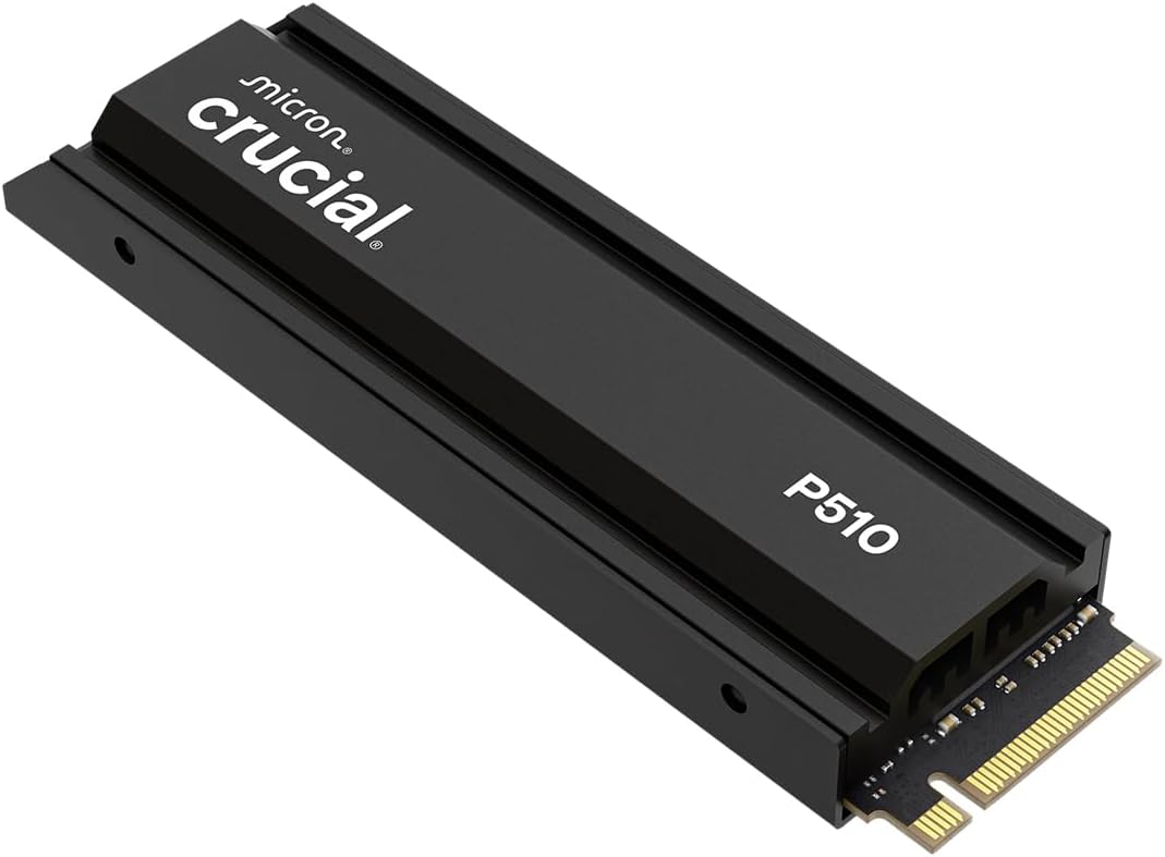 Amazon.com: Crucial P510 2TB Gen5 NVMe SSD with Heatsink, Up to 10,000 ...