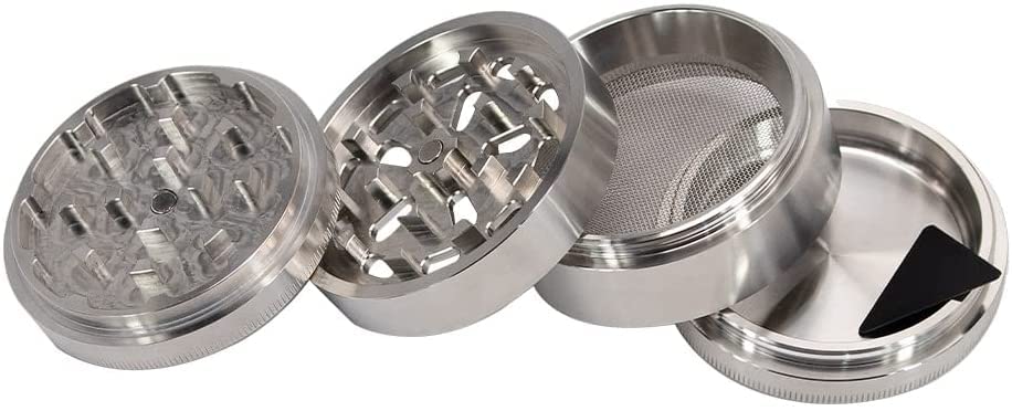 Steel Grinder (4-parts) (type 304 stainless) (new model) (2 inch ...