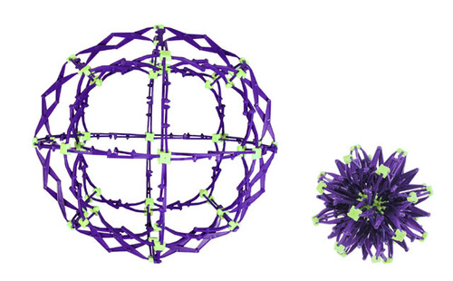 Amazon.com: Hoberman Sphere Mini Expanding Universe Glow : Toys & Games