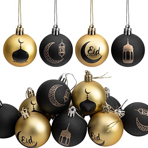 Amazon.com: 36 Pcs Ramadan Wooden Ornaments Eid Mubarak Hanging ...