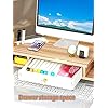 Amazon.com: KUAIYU Triangle Monitor Stand Riser,Cut Triangle Save Space ...