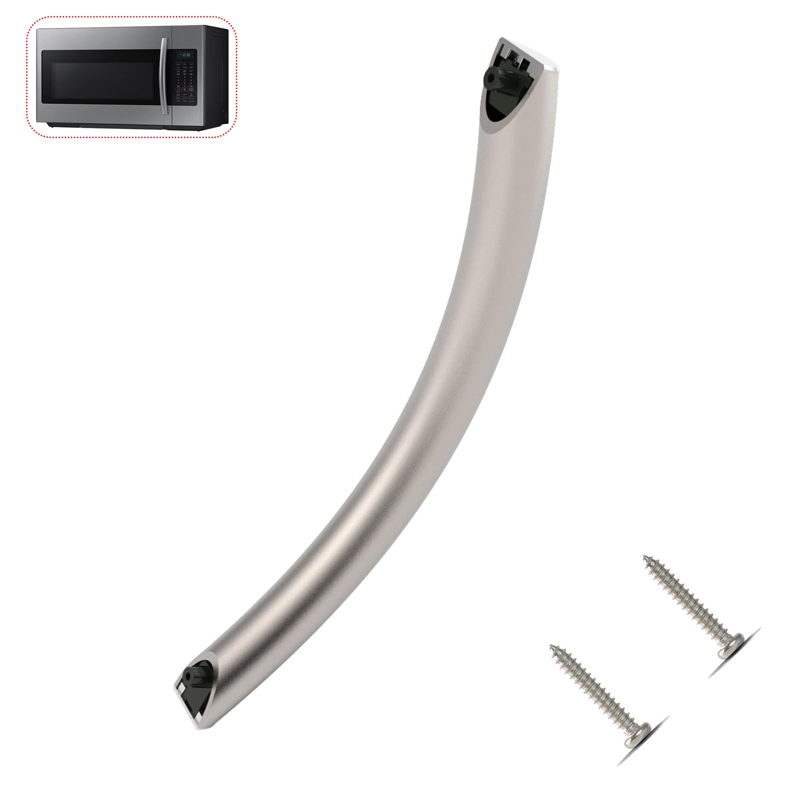 Amazon.com: Upgraded DE94-04313F Microwave Door Handle Replacement ...
