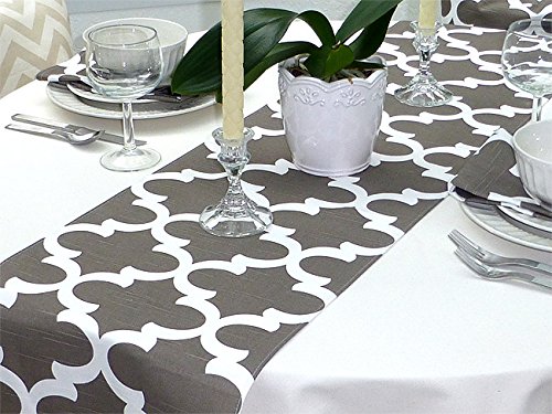Amazon.com: Appleberry Attic Fynn Table Runner Collection (Brown ...