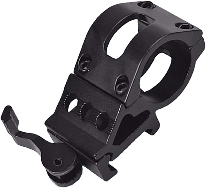 Amazon.com : Persei 1 Inch Offset Picatinny Rail Mount for Flashlights ...