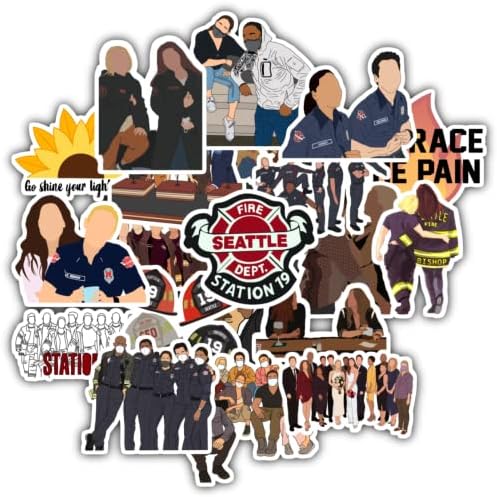Amazon.com: 20 Pcs Stickers Packs Stations Aesthetic of Decal 19 ...