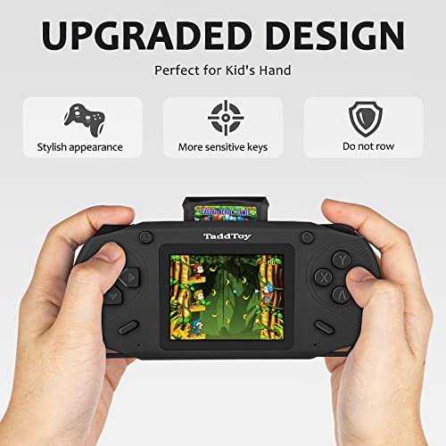 Snapklik.com : TaddToy 16 Bit Handheld Game Console For Kids Adults, 3. ...