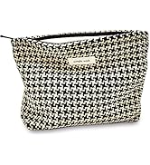 Amazon.com: STARDW Aesthetic Floral Makeup Bag Cute Small Cosmetic Bags ...