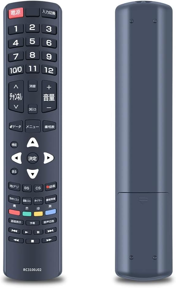 Amazon | テレビ交換リモコン RC3100J02 対応 TCL液晶テレビテレビ 24D2911 32D2900 32D2901 32D300 40D2900F 40D2901F ...
