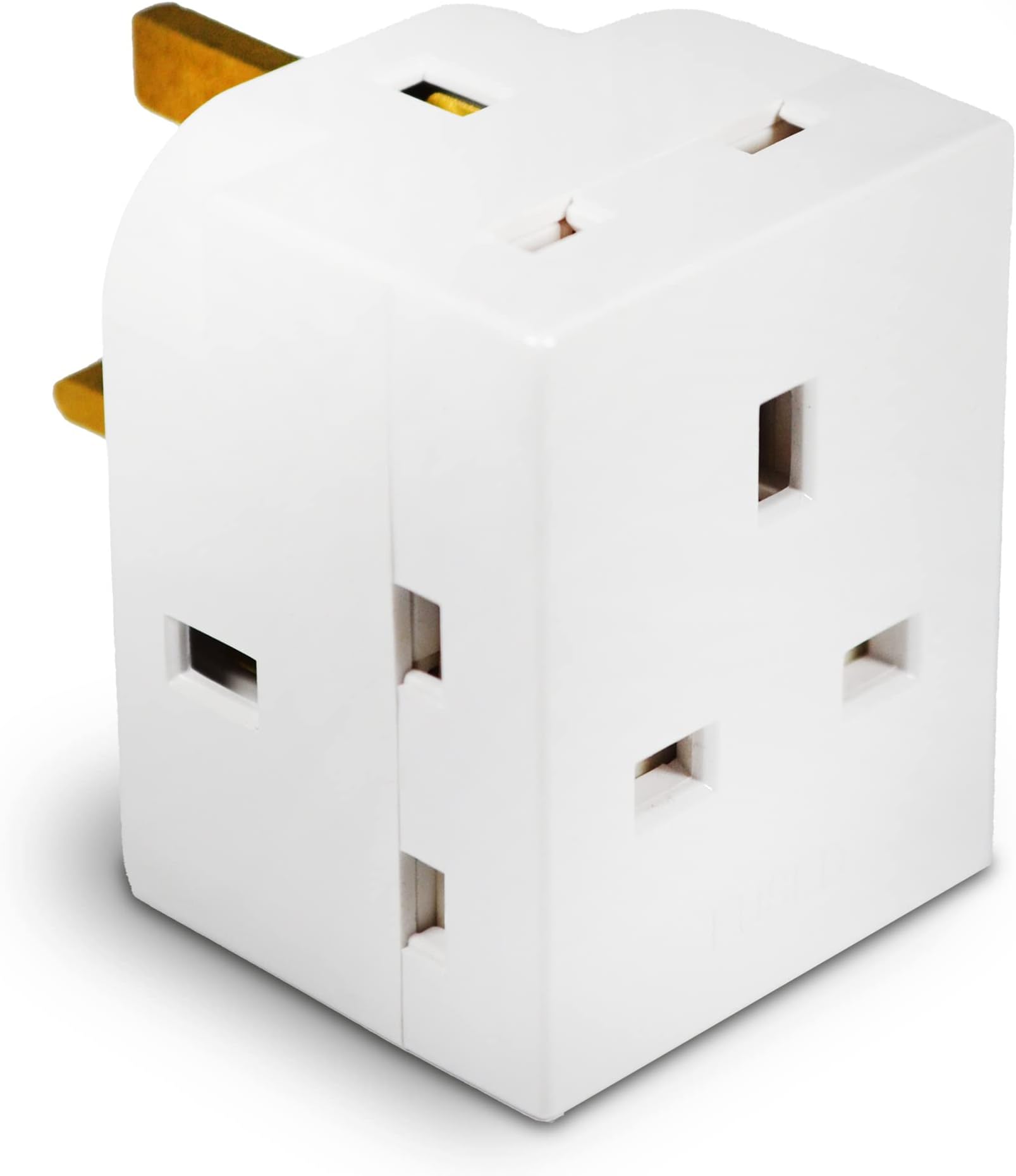 3 Way Double Plug Adaptor - Multi Plugs Extension Sockets Adapter - UK ...