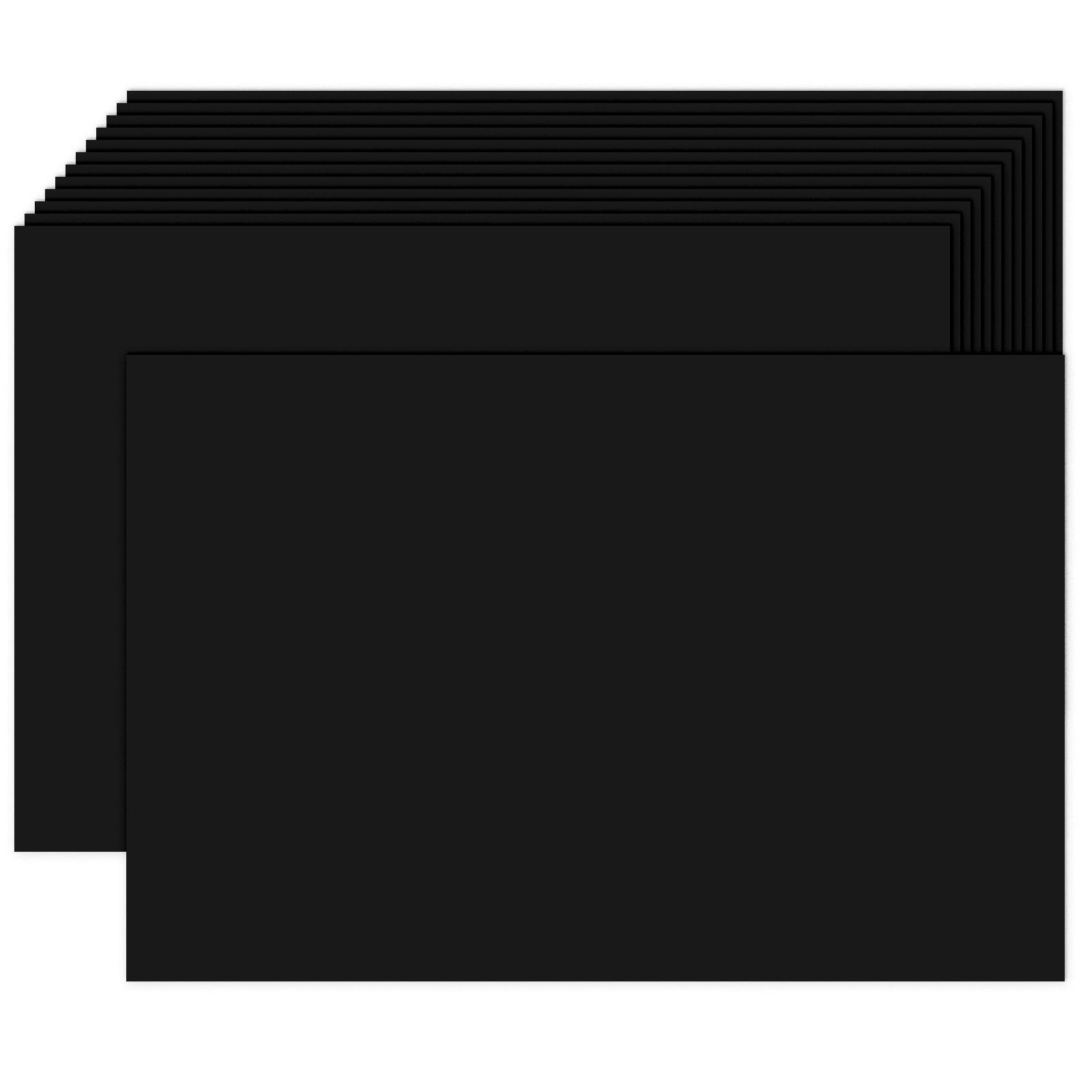 Snapklik.com : 100 Pack Black Blank Index Cards 4x6 Card Stock Paper
