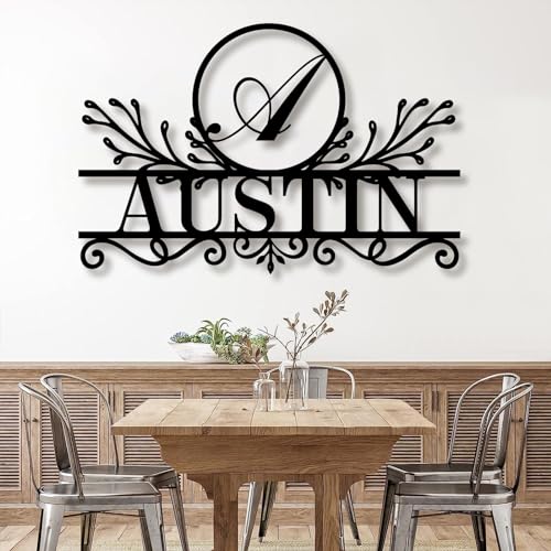 Amazon.com: Metal Signs Customized, Personalized Name Sign, Custom ...