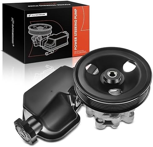 A-Premium Power Steering Pump, with Pulley, Compatible with Chrysler ...