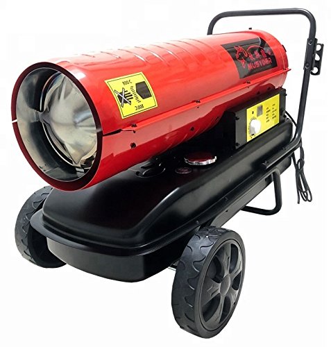 Diesel Kerosene Forced Space Air Bazooka Torpedo Heater 20 kW 69000 BTU ...