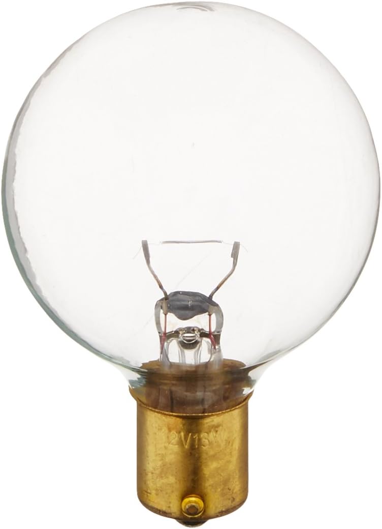Amazon.com: CEC Industries 20-99C, 12V, 13W, G16.5 Globe Shape Clear ...