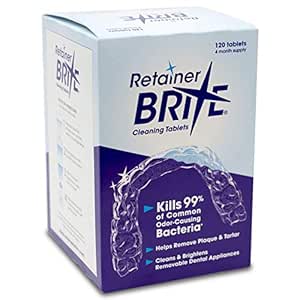 Amazon.com : Retainer Brite - Retainer Cleaner Tablets for Invisalign ...