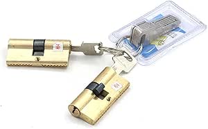 Amazon.com: 65mm with 8 Keys Thumb Turn Euro Profile Cylinder Barrel ...