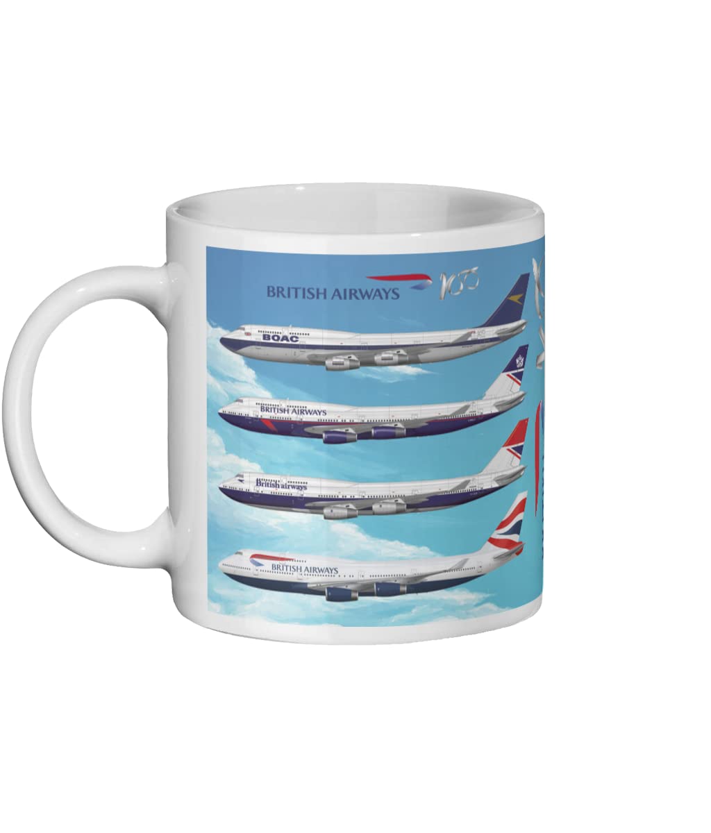 Buy British Airways 100 Year Anniversary Boeing B747 Aircraft Fleet Tea ...
