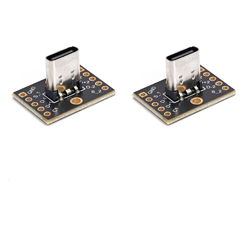 Amazon.com: Treedix 2pcs USB Type C Breakout Board-Vertical Female ...