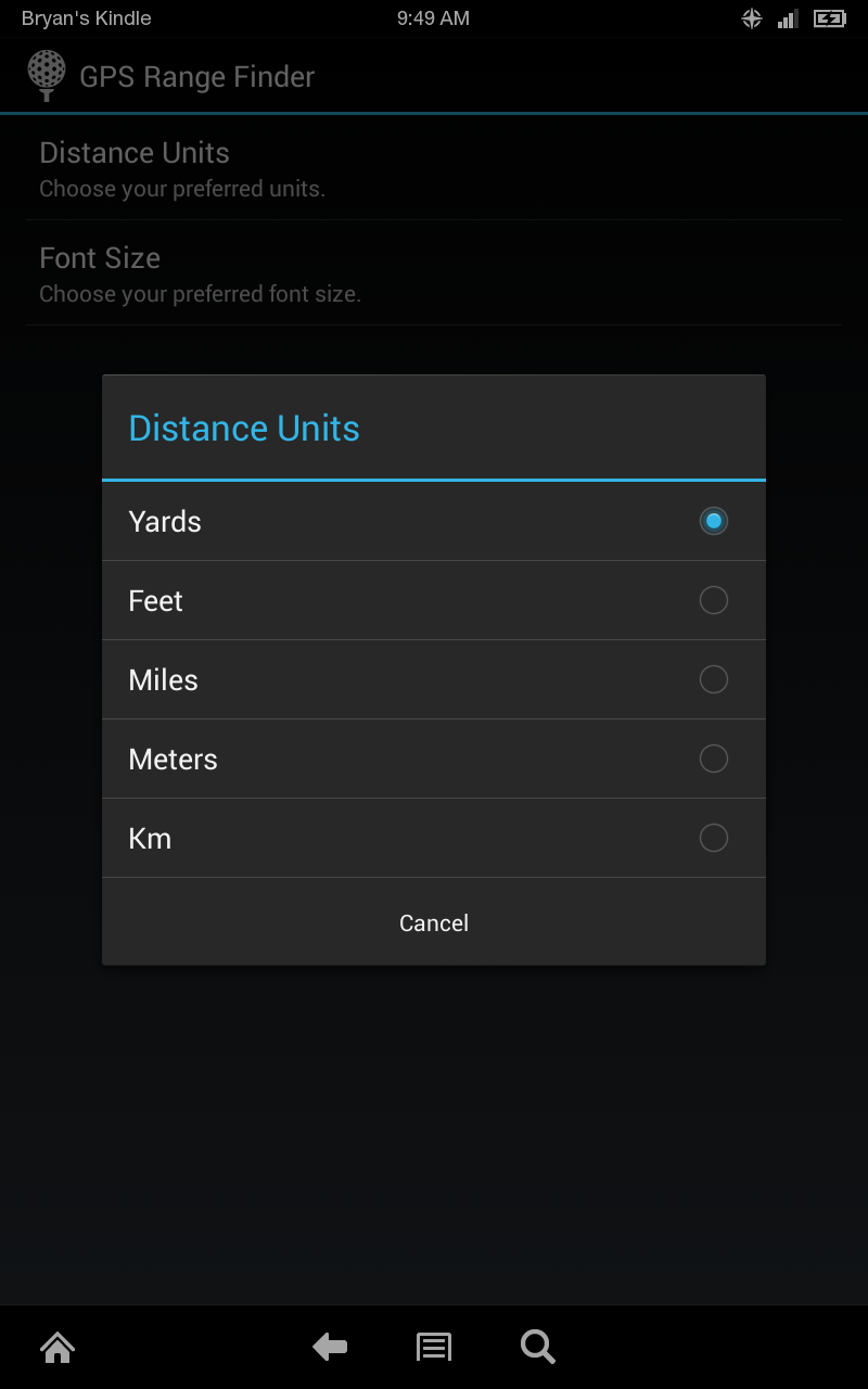 Golf GPS Range Finder Free - App on the Amazon Appstore