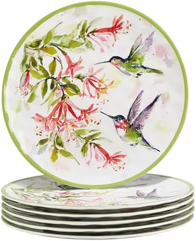 Amazon.com | Certified International Hummingbirds Melamine 11" Dinner ...