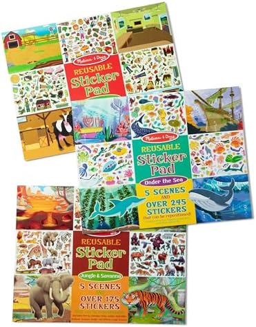 Amazon.com: Animal Habitat Sticker Book, 780+ Stickers & 15 Animal ...