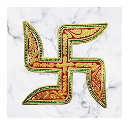 Buy Decocracy Swastik for Door Entrance - Swastik Sticker - Swastik ...