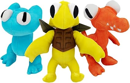 Amazon.com: Rainbow Friends - Collectible Plush Complete Set (Three 8 ...