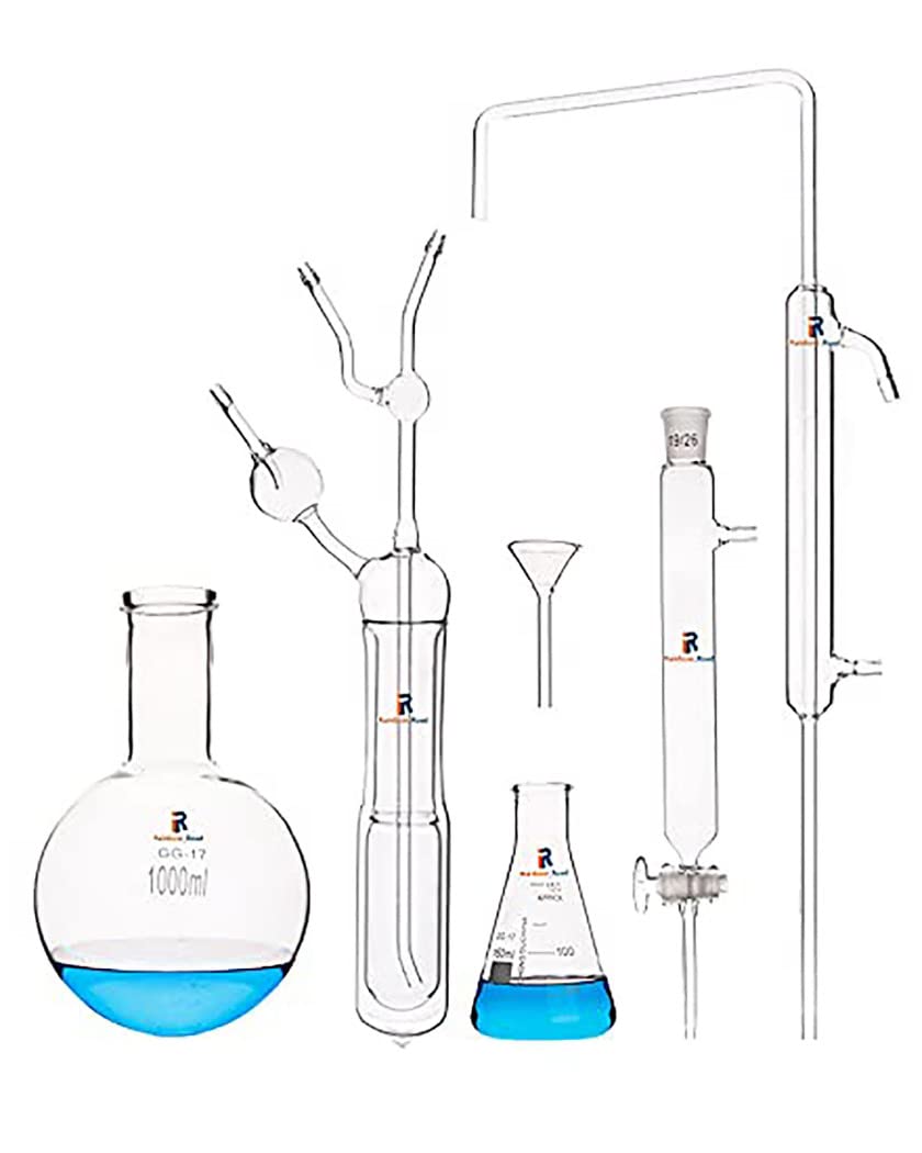 Buy YNB 1000Ml Laboratory Nitrogen Distiller Set Glassware Micro Distillation Apparatu Chemistry ...