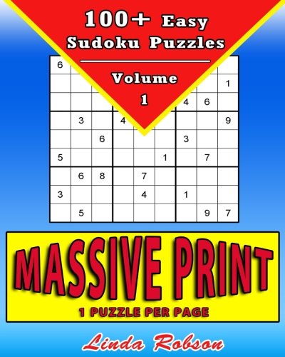 100+ Large Print Sudoku Puzzles (Easy) Volume 1: 100+ Easy - Large ...