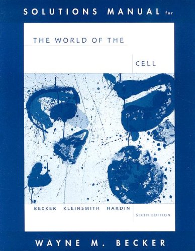 Amazon.com: Solutions Manual for the World of the Cell: 9780805346862 ...