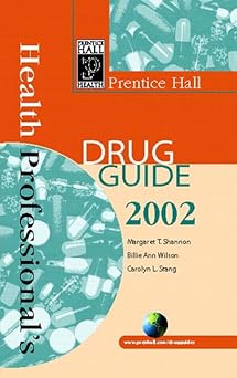 Amazon | Prentice Hall Health Professional's Drug Guide 2002 | Shannon ...