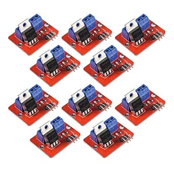 10Pcs IRF520 Driver Module MOS Button Drive 3.3V-5V Power PWM Output 0 ...