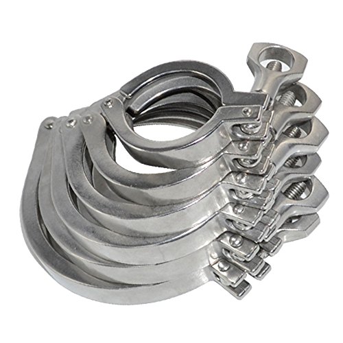 Snapklik.com : Stainless Steel 304 Single Pin Heavy Duty Tri Clamp