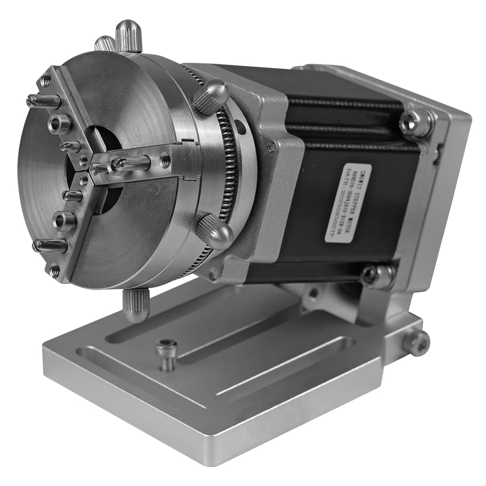 Amazon.com: Rotary Chuck for laser engraver Three-Jaw Rotary Chuck ...