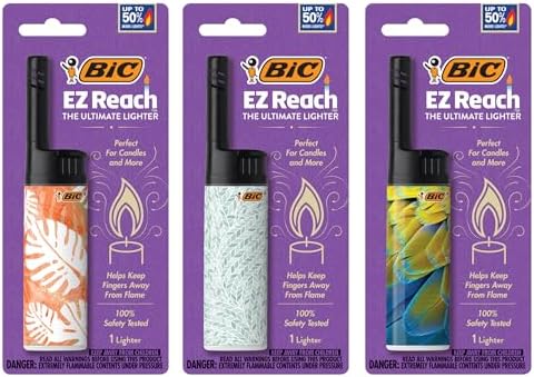 Amazon.com: BIC EZ Reach Lighter, Assorted Colors, 40-Count Tray ...