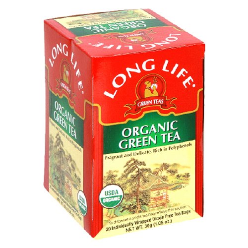 Amazon.com : Long Life Organic Green Tea, Tea Bags, 20 ct : Everything Else