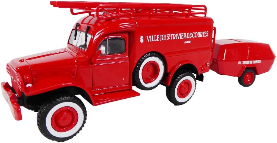 Amazon.com: OPO 10 Model car 1:43 Compatible with Fire Truck Dodge WC54 ...