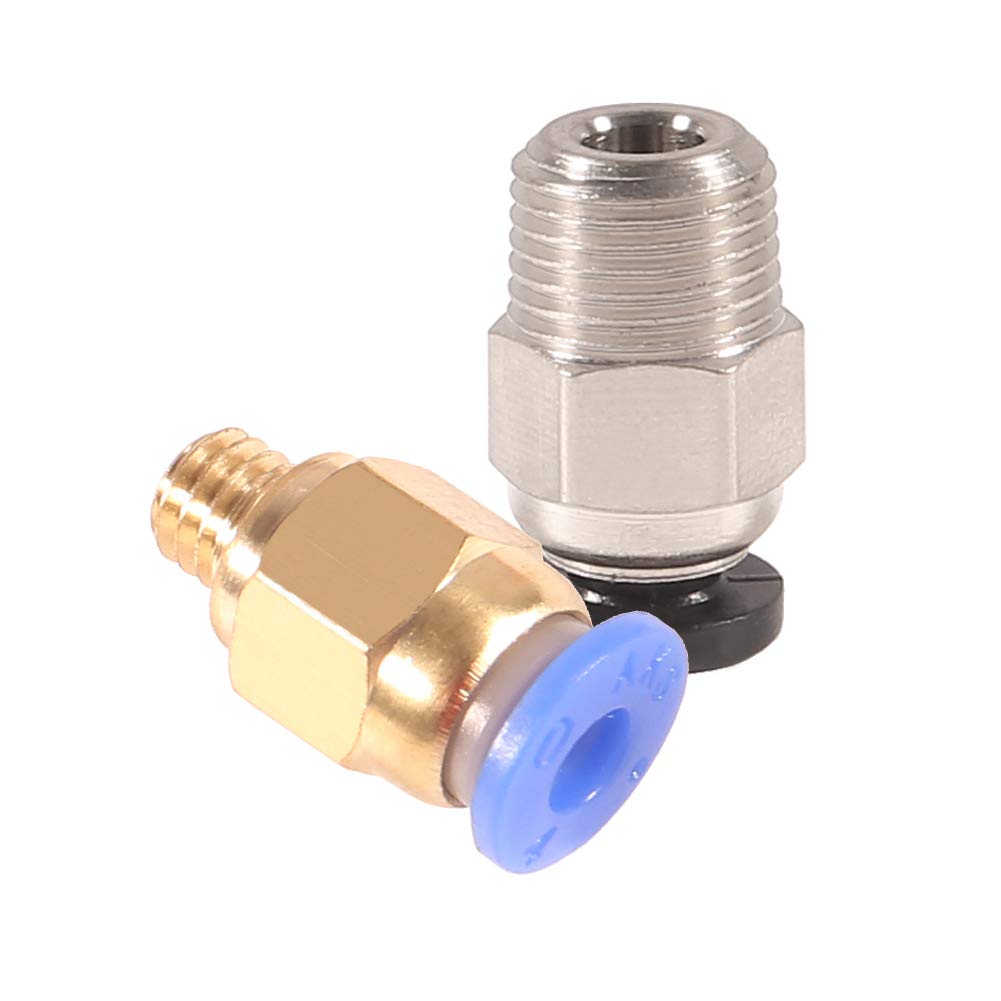 Snapklik.com : PC4-M6 Pneumatic Fitting Push To Connect + PC4-M10 ...