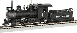 Spur 0n30 - Bachmann Steam Train 0-6-0 Three Rivers Steel Digital DCC ...