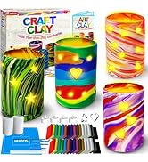 Amazon.com: MHMYDIS Make Your Own Clay Luminaries - Arts and Crafts kit ...