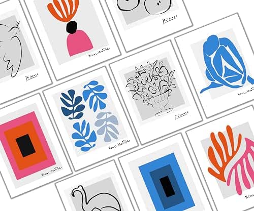 Amazon.com: Matisse & Picasso Greeting Cards - Set of 10 All Occasion ...