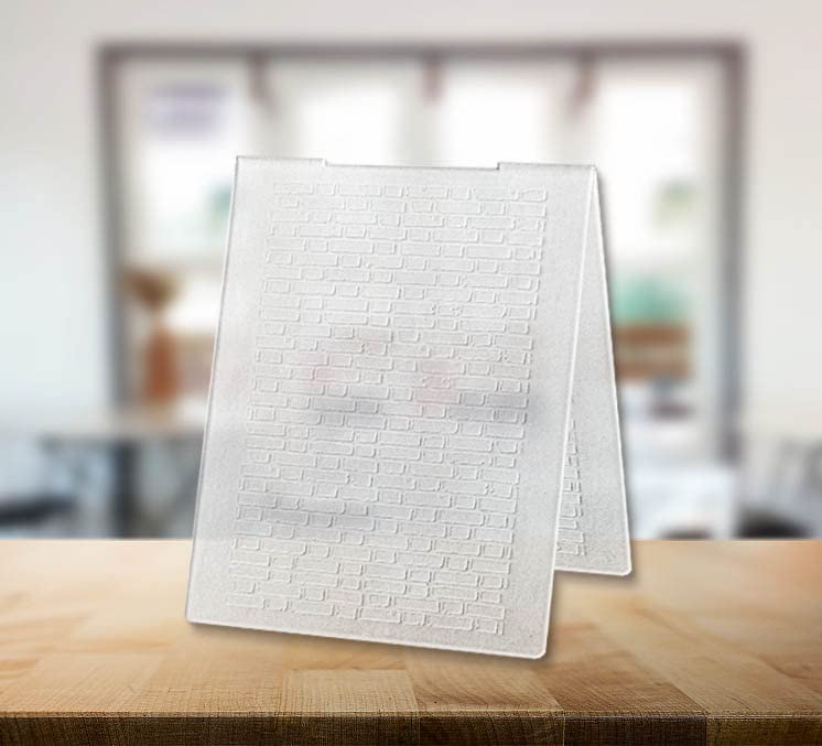 Snapklik.com : Brick Wall Plastic Embossing Folders For Card Making ...