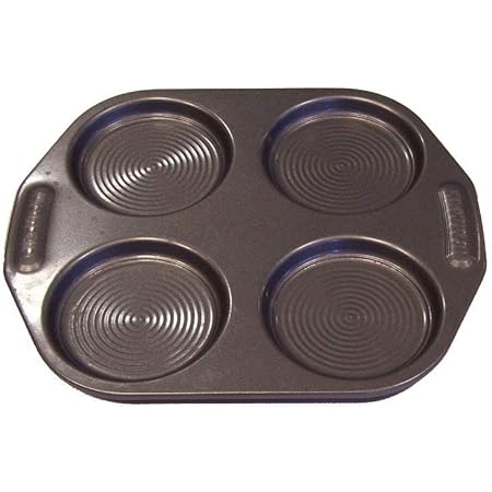 Wrenbury Giant Yorkshire Pudding Tray 4 Cup 10cm Each - Toughened Non ...