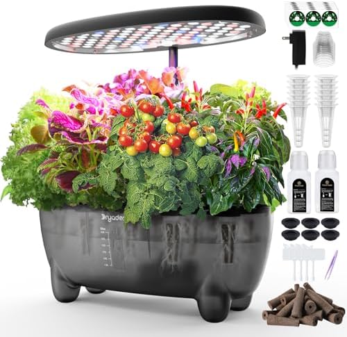 Amazon.com: Hydroponics Growing System Kit 12 Pods Indoor Garden ...