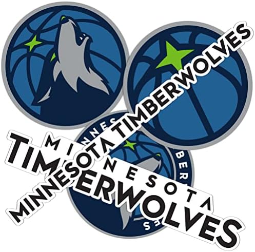 Amazon.com: 30 PCS Minnesota Stickers Vinyl Timberwolves Stickers Pack ...