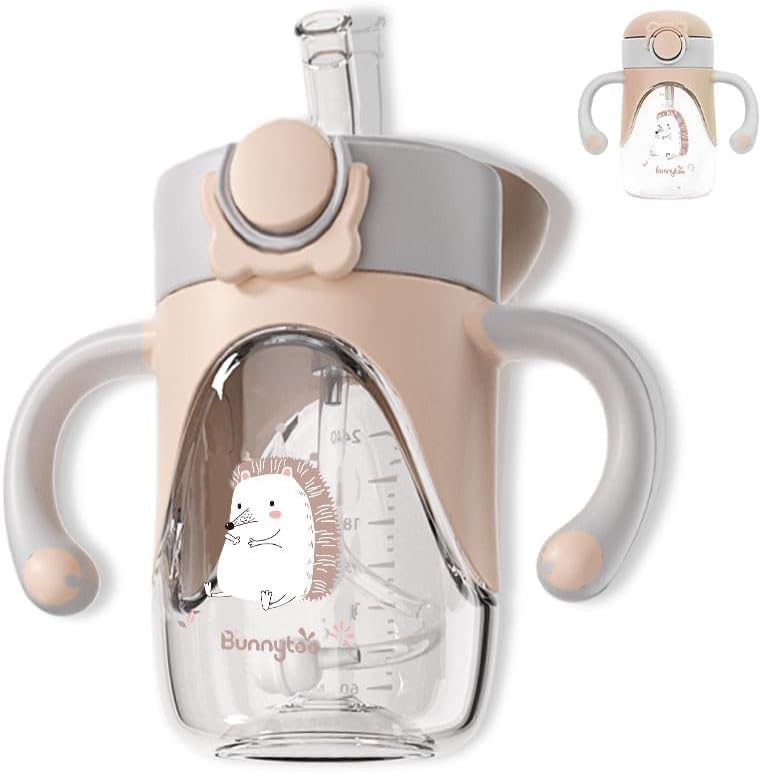 Amazon.com : Evorie Tritan Toddler Sippy Cup with Silicone Straw, Spill ...